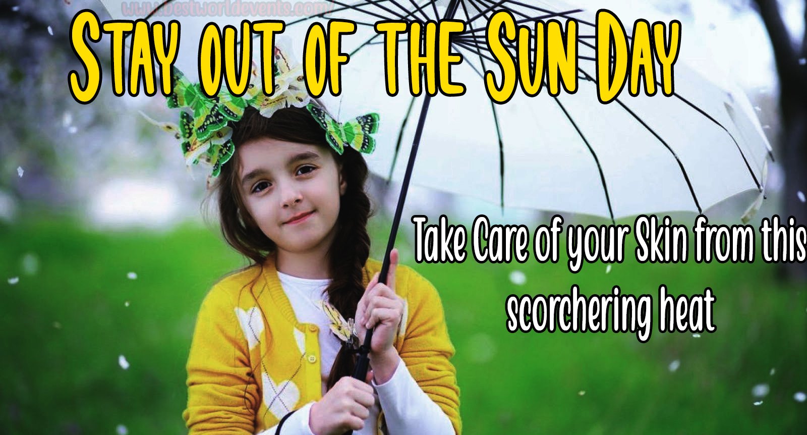 Stay Out Of The Sun Day Quotes